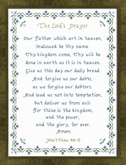 Lords Prayer Kjv Scripture The Lords Prayer "Our Father Who Art In